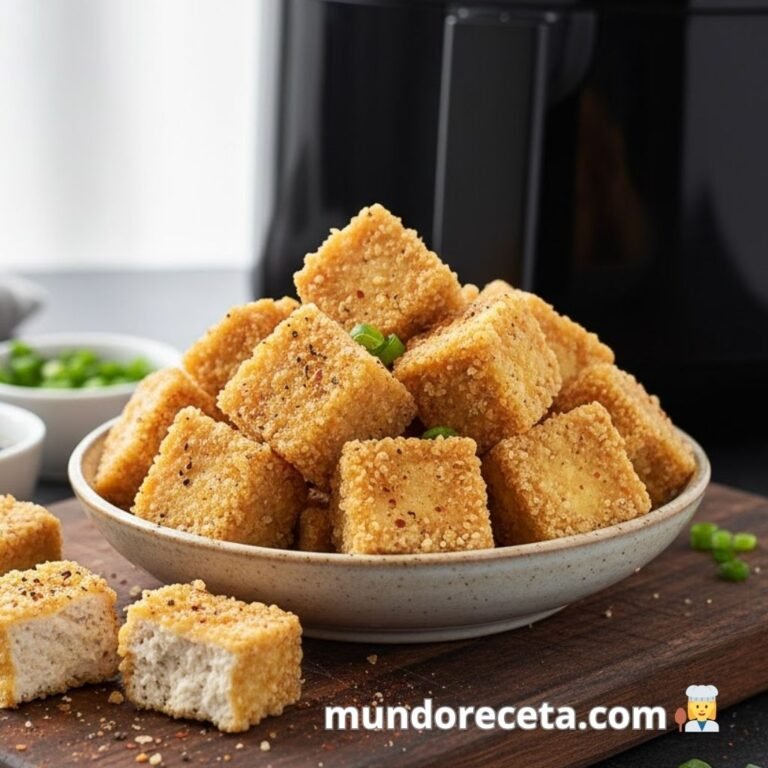 Tofu Frito Receta Vegana Irresistible en Air Fryer para Principiantes